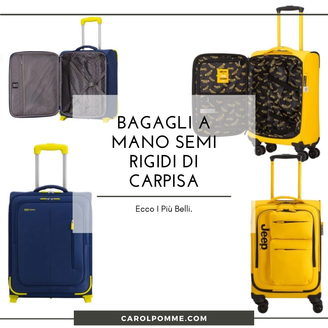 Trolley di Carpisa: dimensioni, prezzi e catalogo 2025 - Carol Pomme